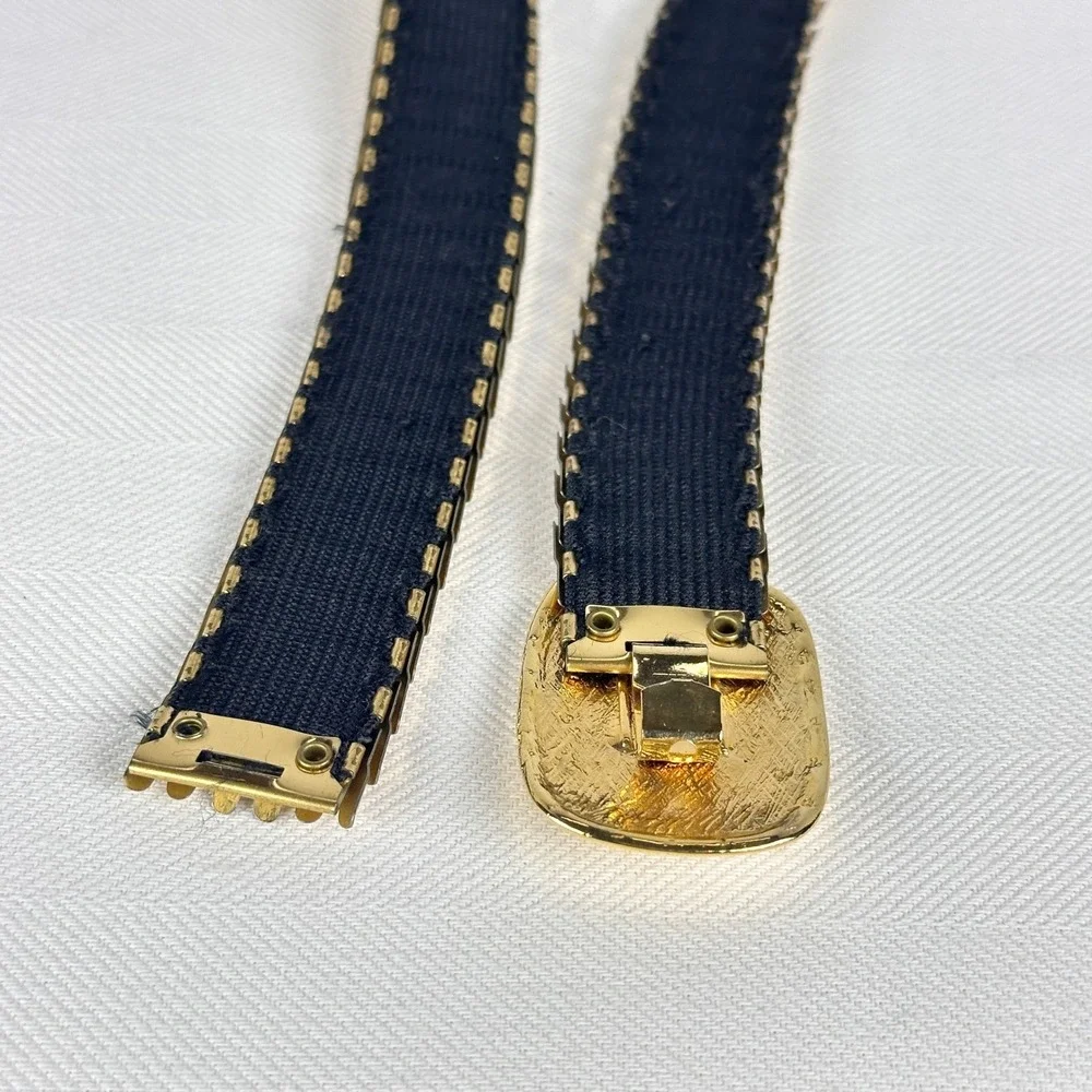 American Vintage | Accessories | Vintage Gold Scale Belt Statement ...